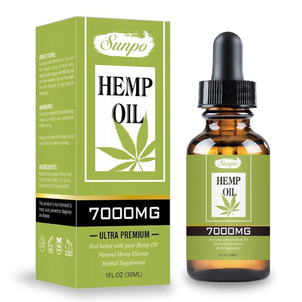 New Hemp Oil Natural Sleep Aid Anti Stress Hemp Extract Drops For Pain ...
